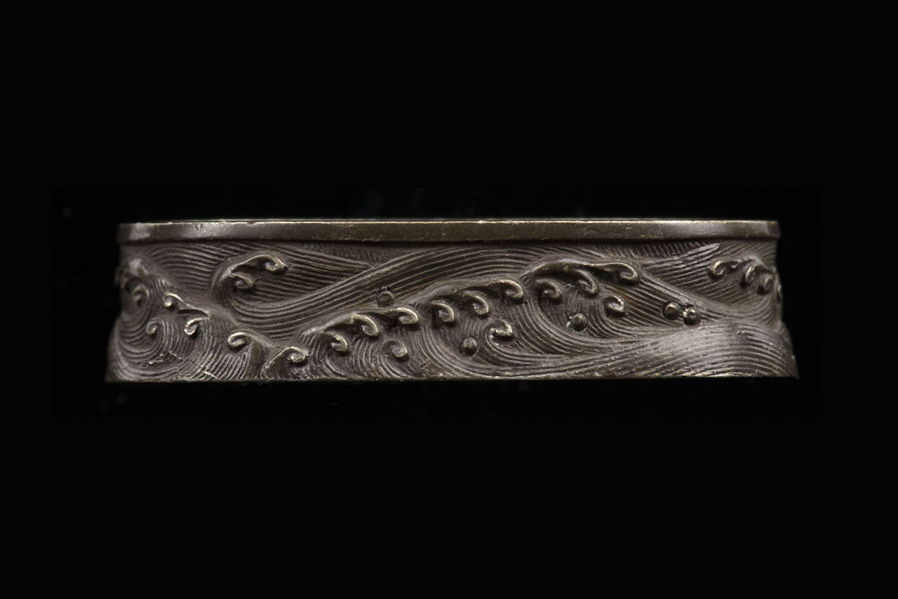 Higo Waves Fuchi Kashira Set - Legacy Arts